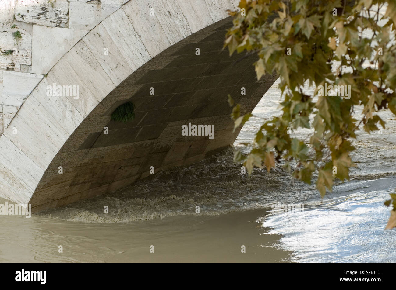 fast flood water in river Stock Photo - Alamy
