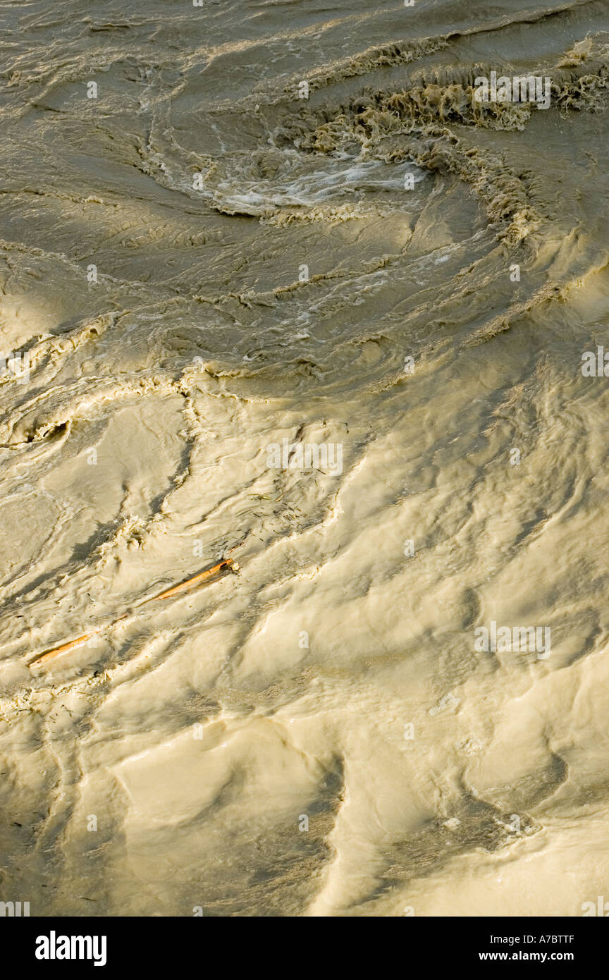 fast flood water in river Stock Photo - Alamy