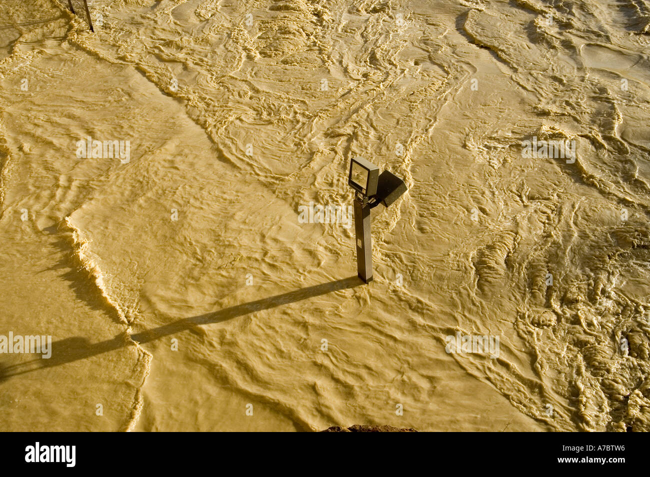 fast flood water in river Stock Photo - Alamy