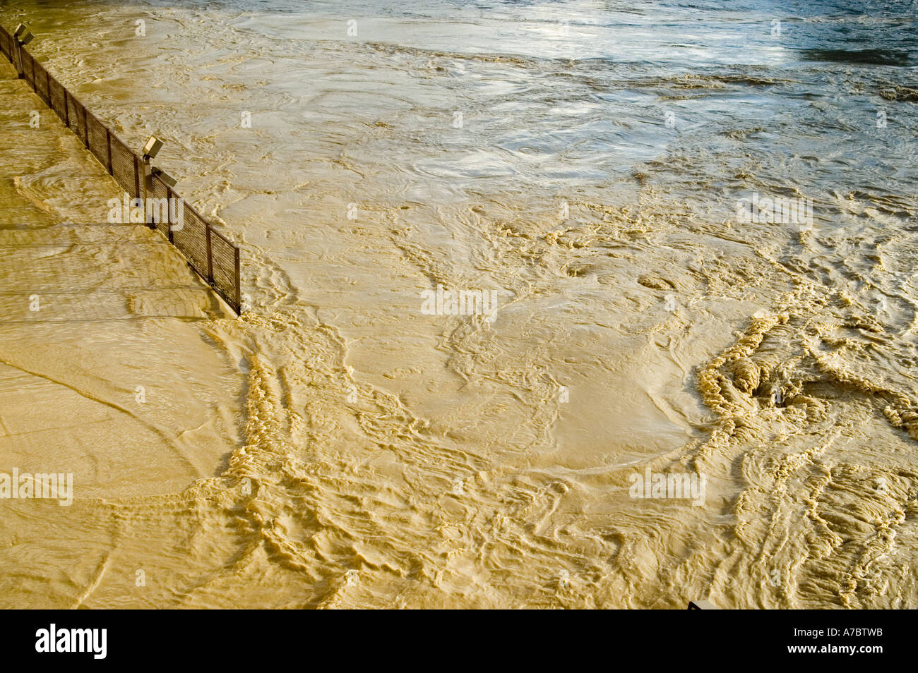 fast flood water in river Stock Photo - Alamy
