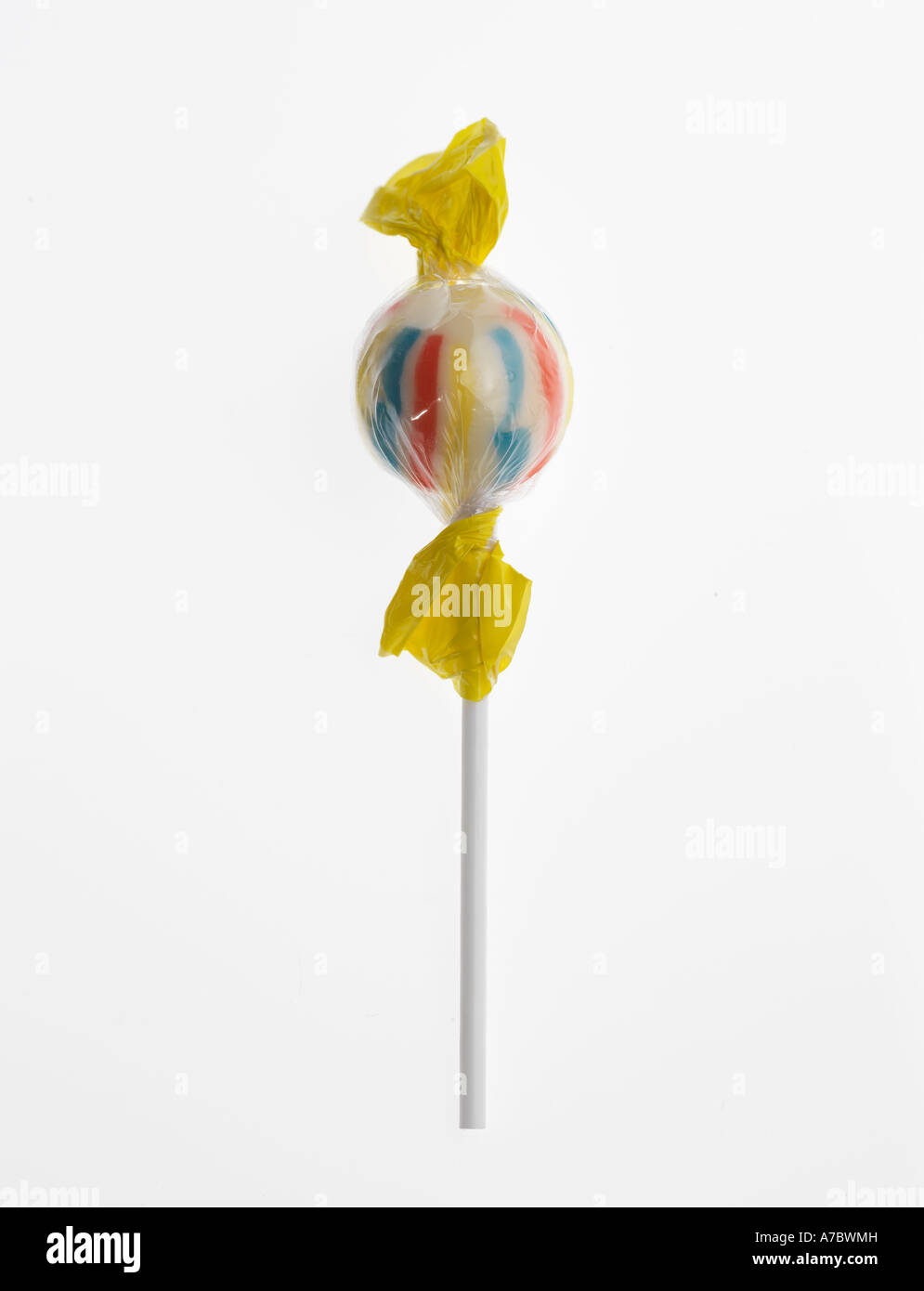 lollipop, close up, white background, colored, candy, sweet, blue, red ...