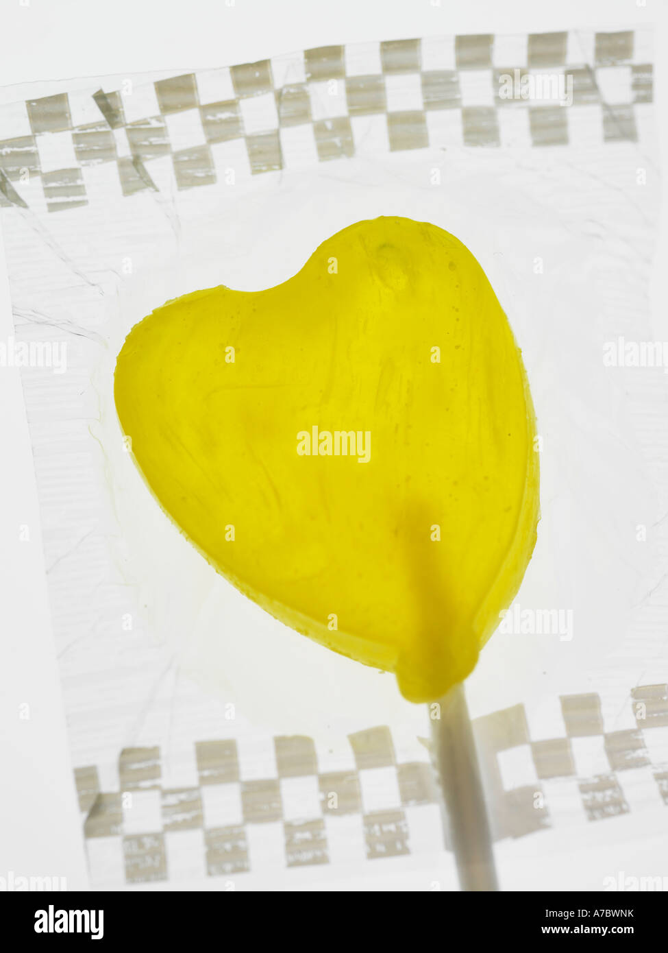 lollipop, close up, white background, colored, candy, sweet, yellow ...
