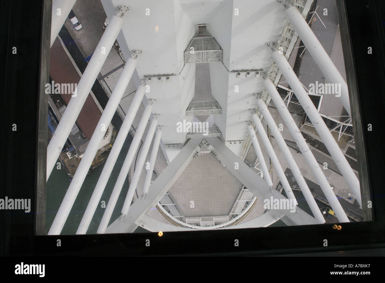 The Spinnaker Tower Portsmouth Harbour Glass floor viewing platform ...