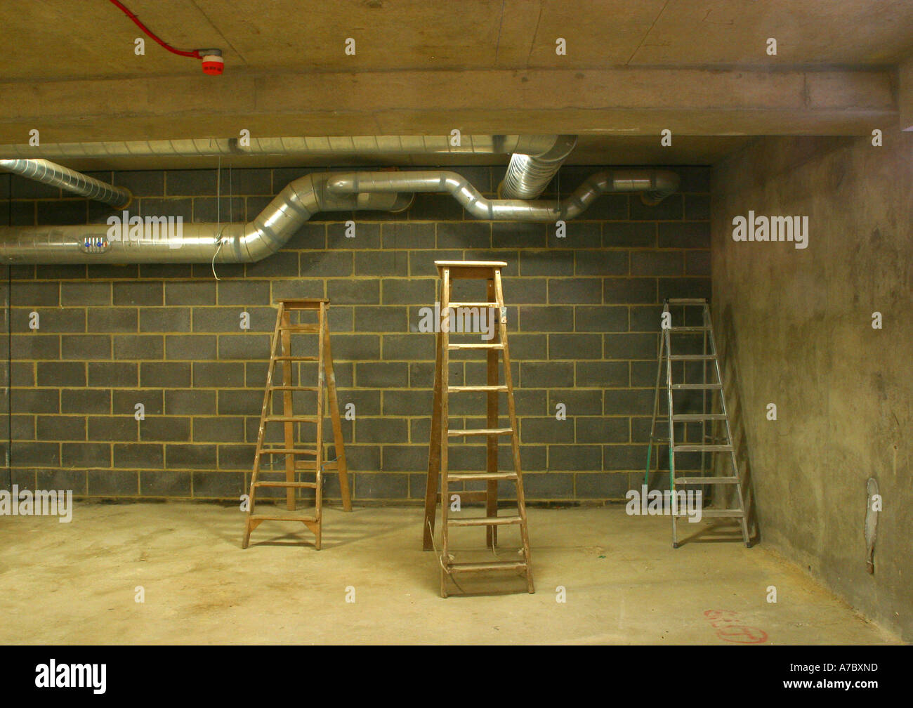 Basement car park hi-res stock photography and images - Alamy