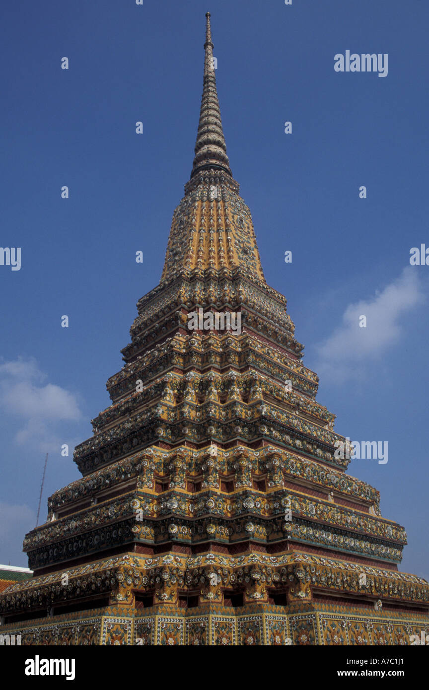 Temple of Wat Po in Bangkok Thailand Stock Photo - Alamy