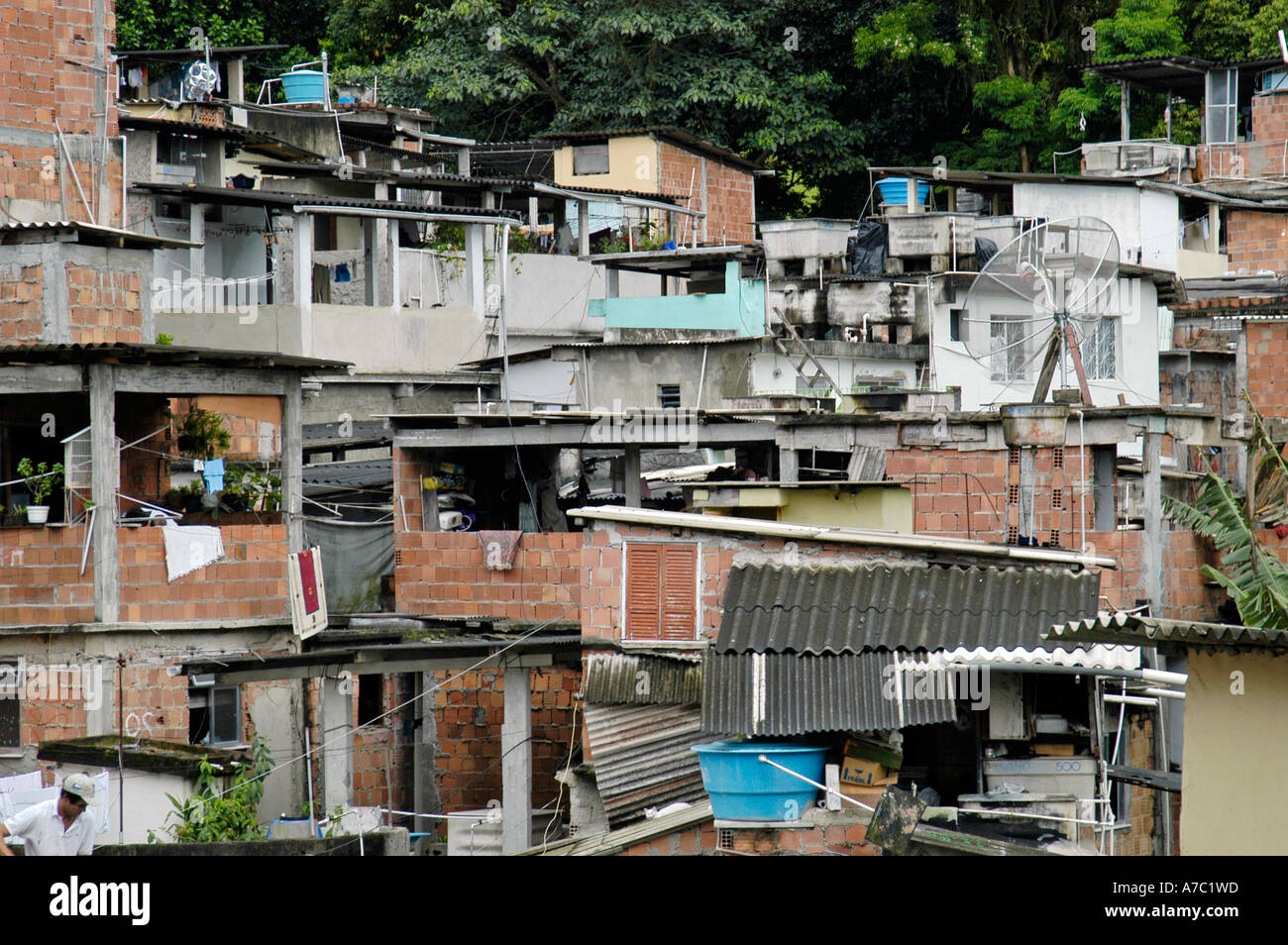 Squatter settlement rio de janeiro hi-res stock photography and images - Alamy