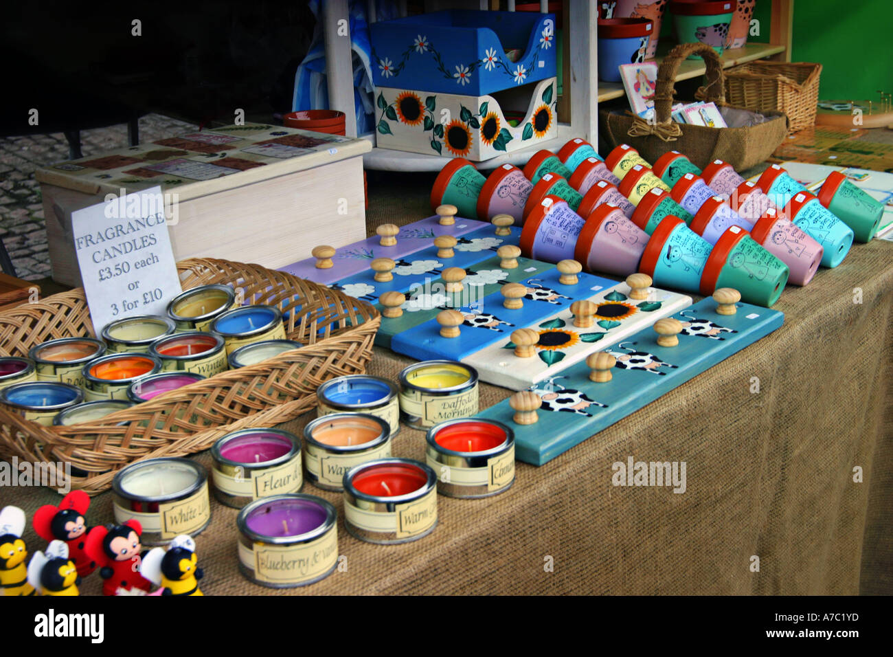 Cambridge Market Stall Stock Photo - Alamy