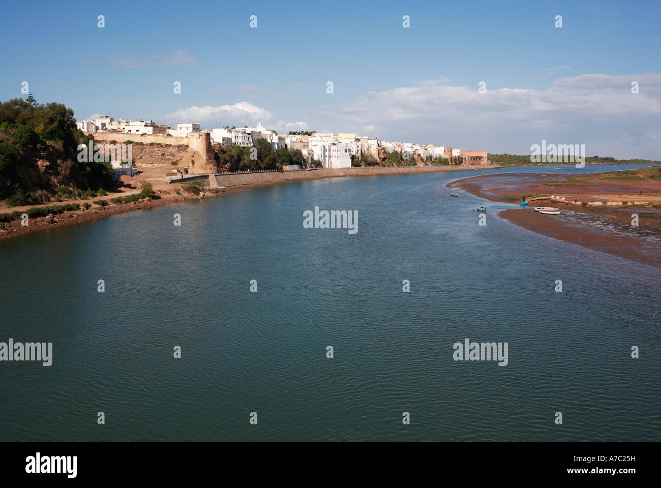 The Wadi Oum er Rbia flowing past Azemmour in Morocco Stock Photo - Alamy