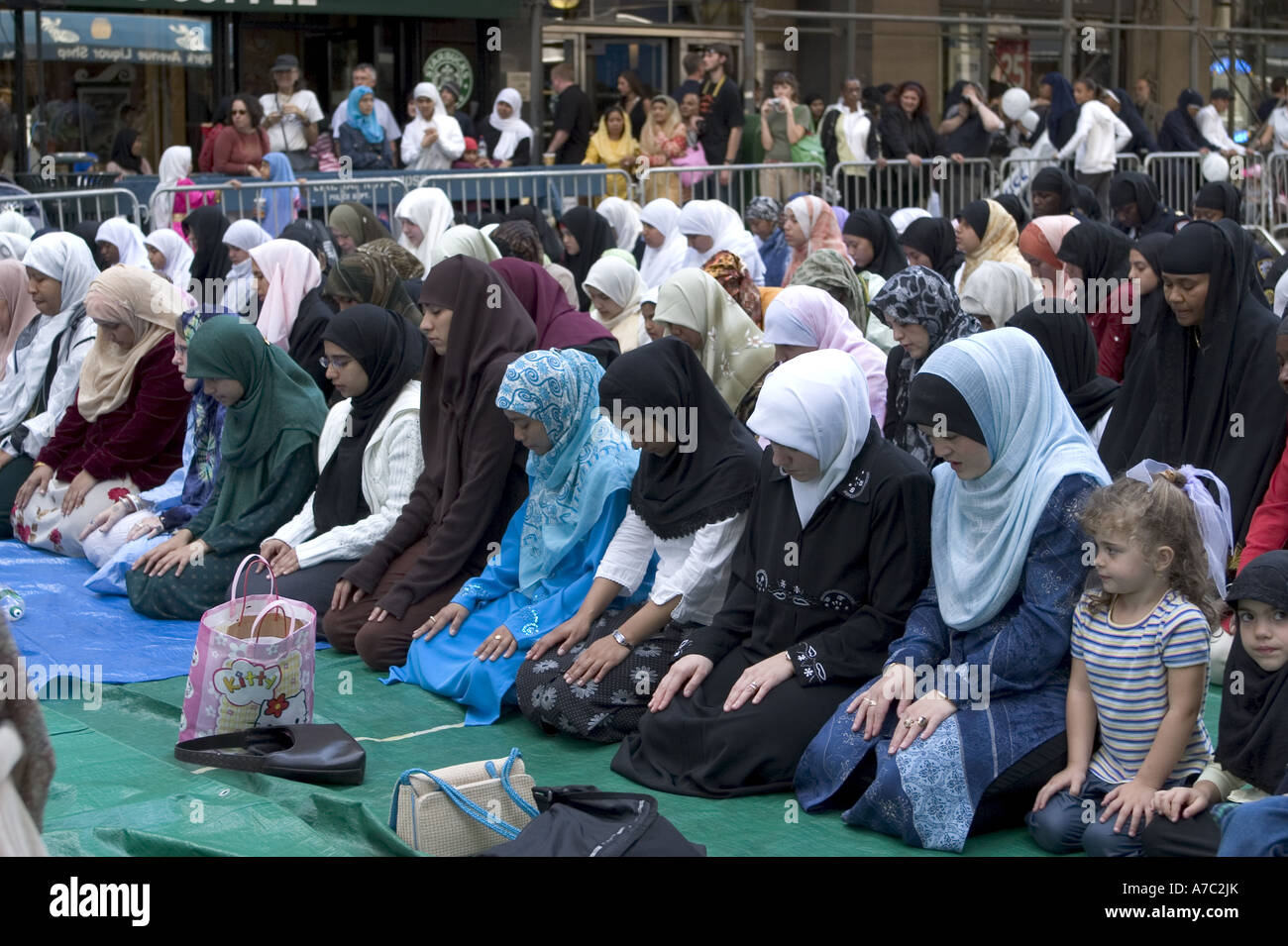 Participants at the annual Muslim Day Parade on Madison Avenue in New ...