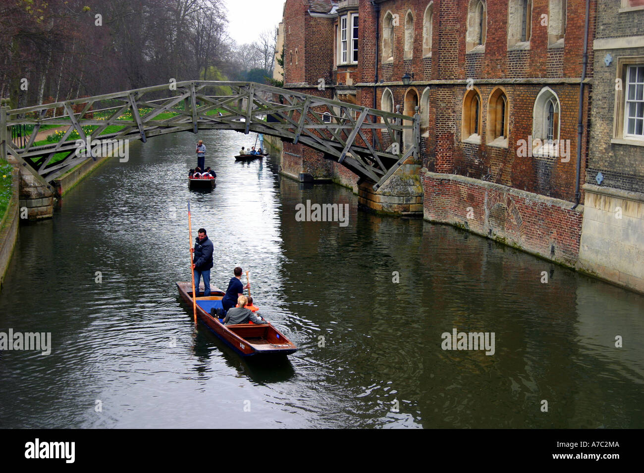 The Mathematical bridge Cambridge Stock Photo - Alamy