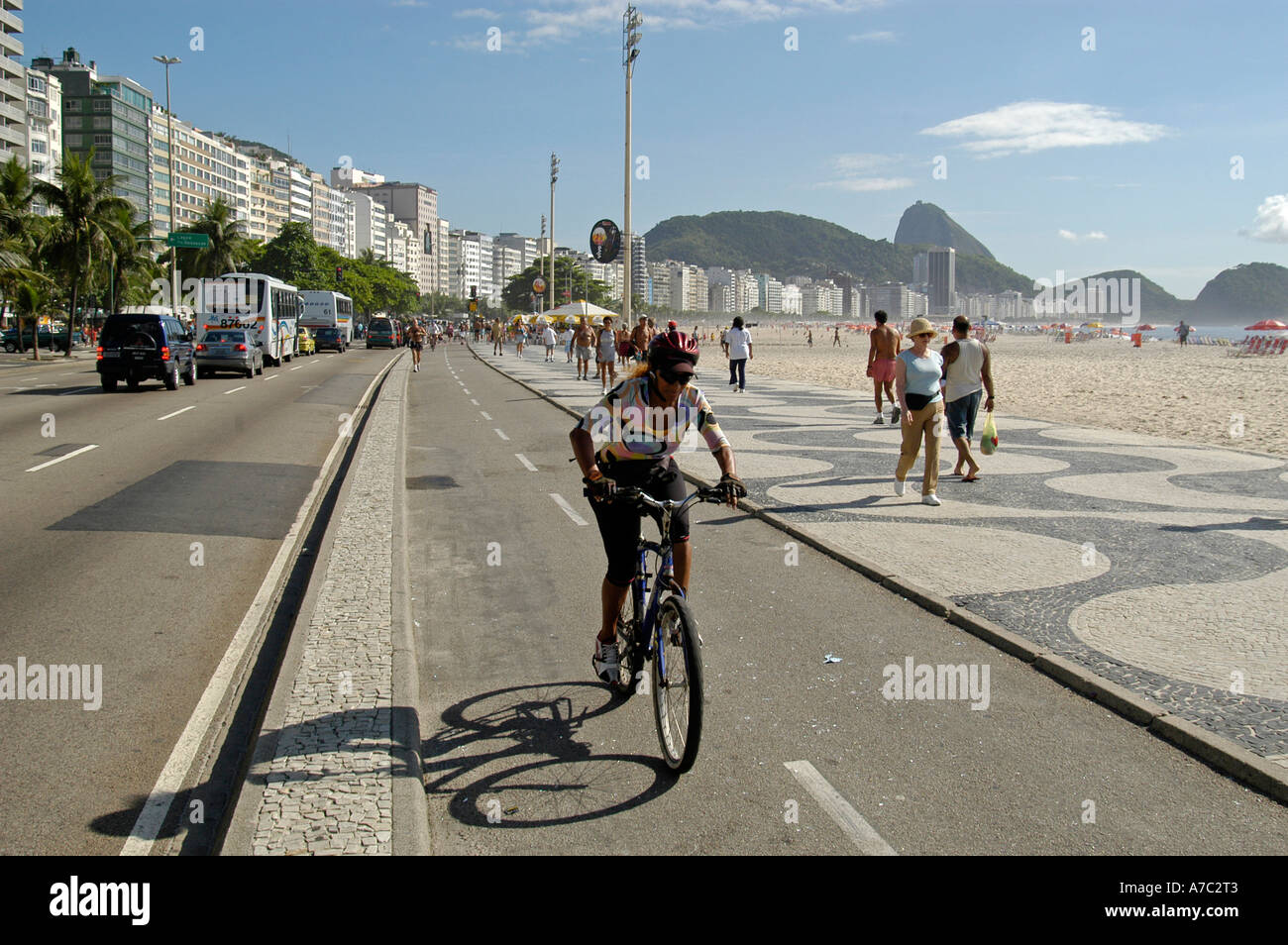 Car in bike lane hi-res stock photography and images - Alamy