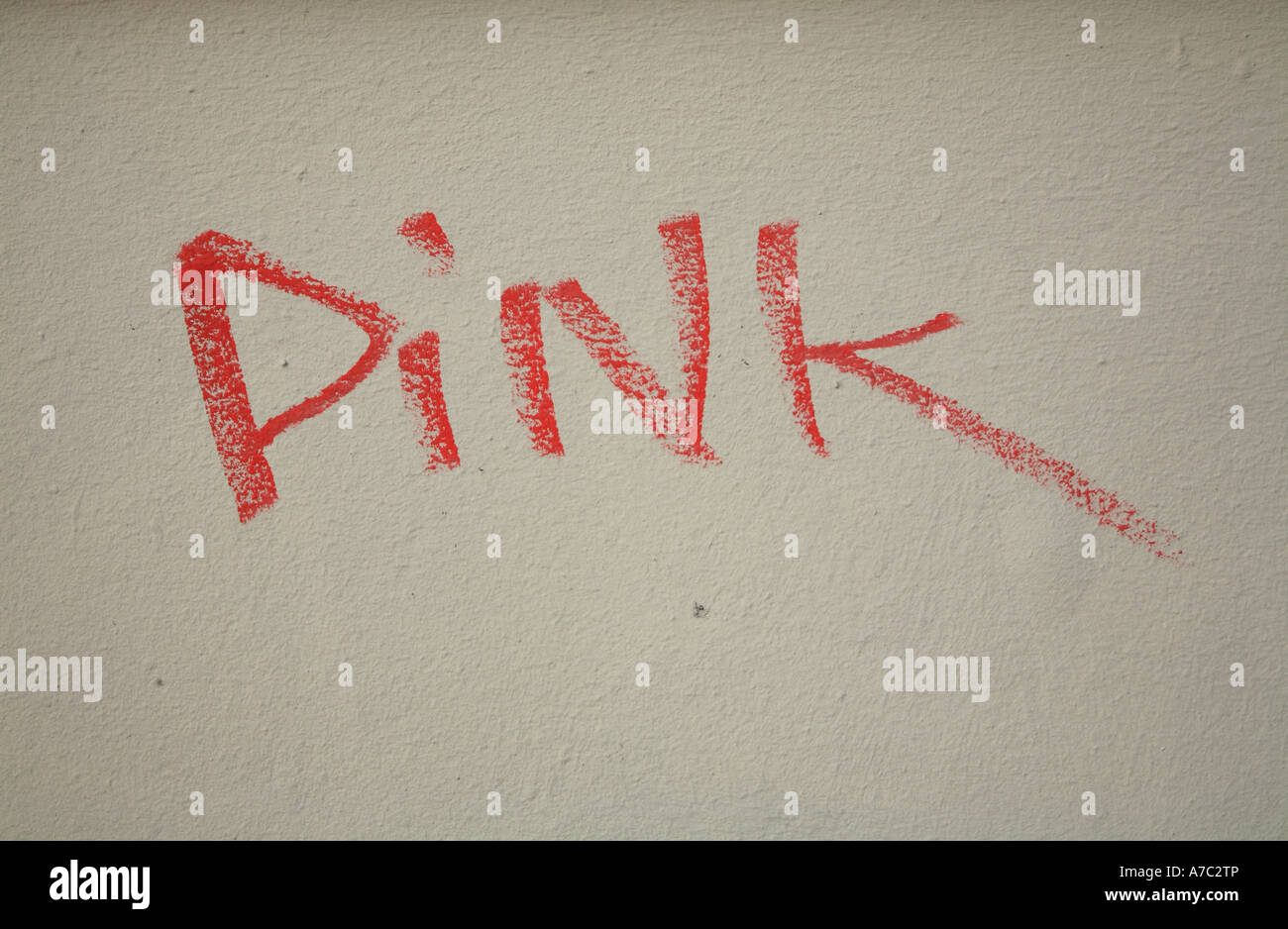 pink written on wall Stock Photo - Alamy