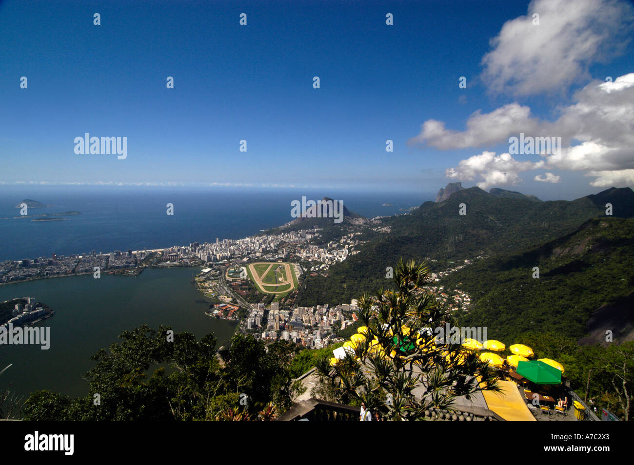 View from Corcovado Mountain, Rio de Janeiro, Brazil Stock Photo - Alamy