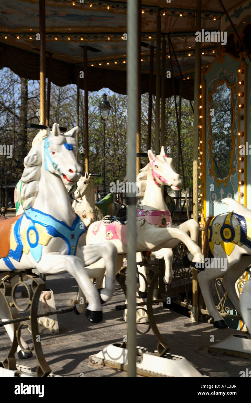 horse merry go round Stock Photo - Alamy
