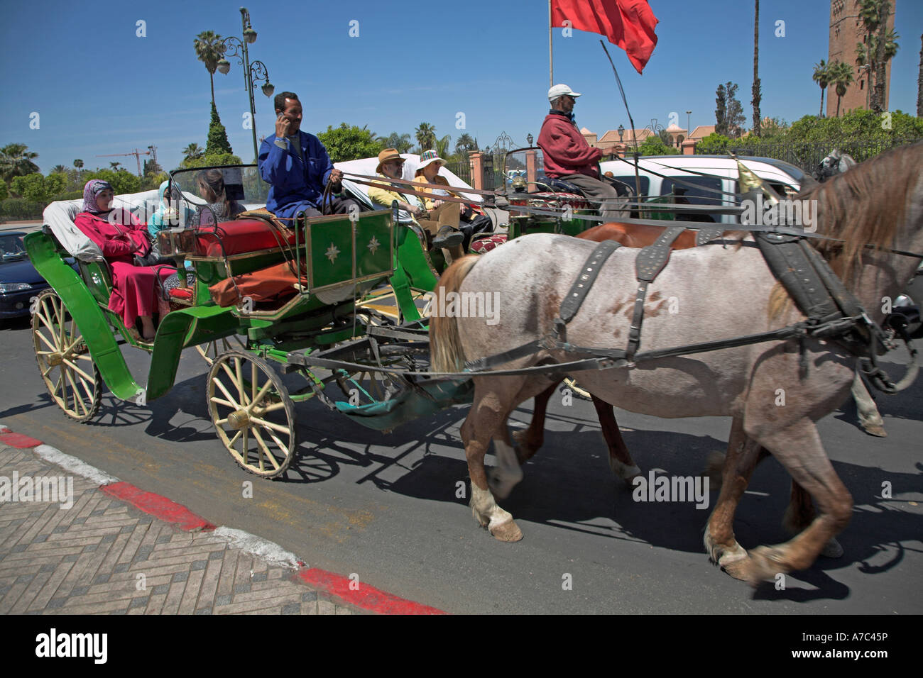 Caleche marrakech morocco hi-res stock photography and images - Alamy