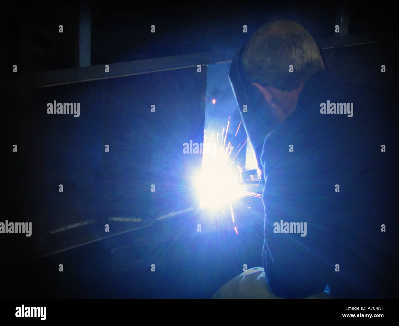 Man Welding 1 Stock Photo - Alamy