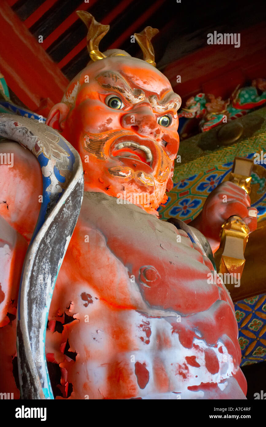 Statue of Deva King at Omote mon gate the entrance of one the beautiful ...