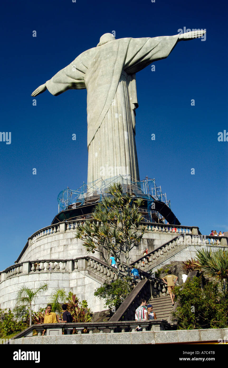 Statue of Christ the Redeemer, Corcovado Mountain, Rio de Janeiro ...