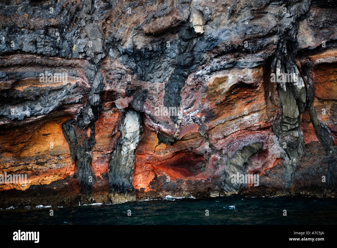 Fantastic Colourful Rock Formations of Los Gigantes Cliffs Tenerife ...