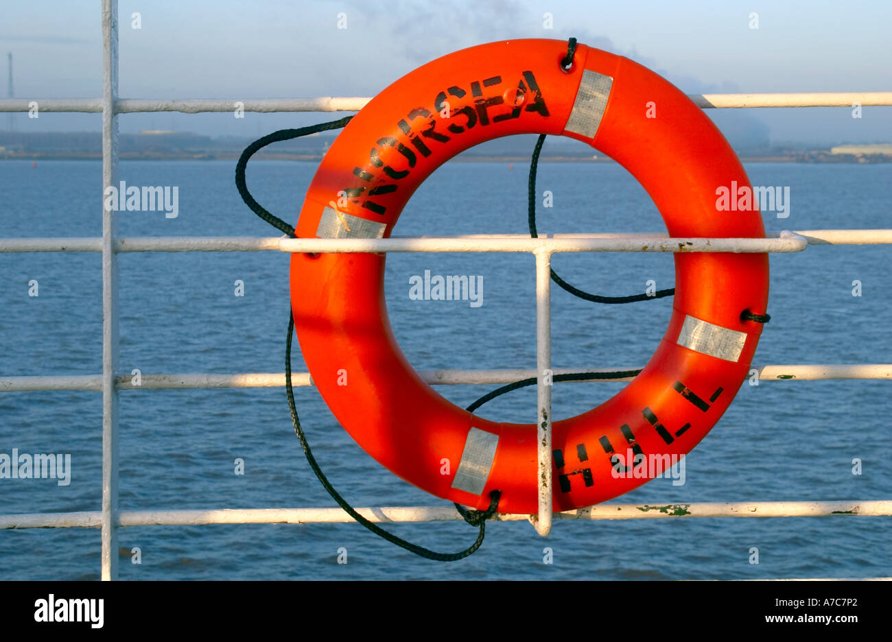 Passengers lifebelt hi-res stock photography and images - Alamy