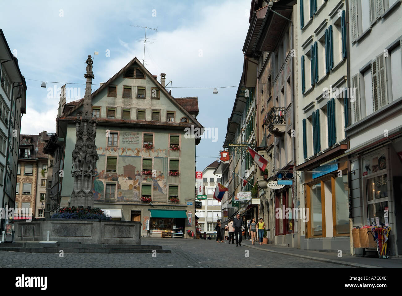 Weinmarkt square switzerland hi-res stock photography and images - Alamy