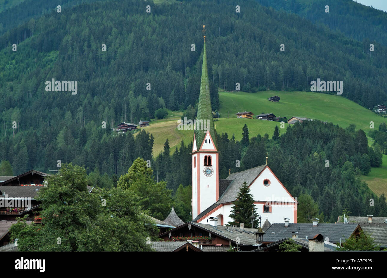 Church at Alpbach Tyrol Austria Stock Photo - Alamy