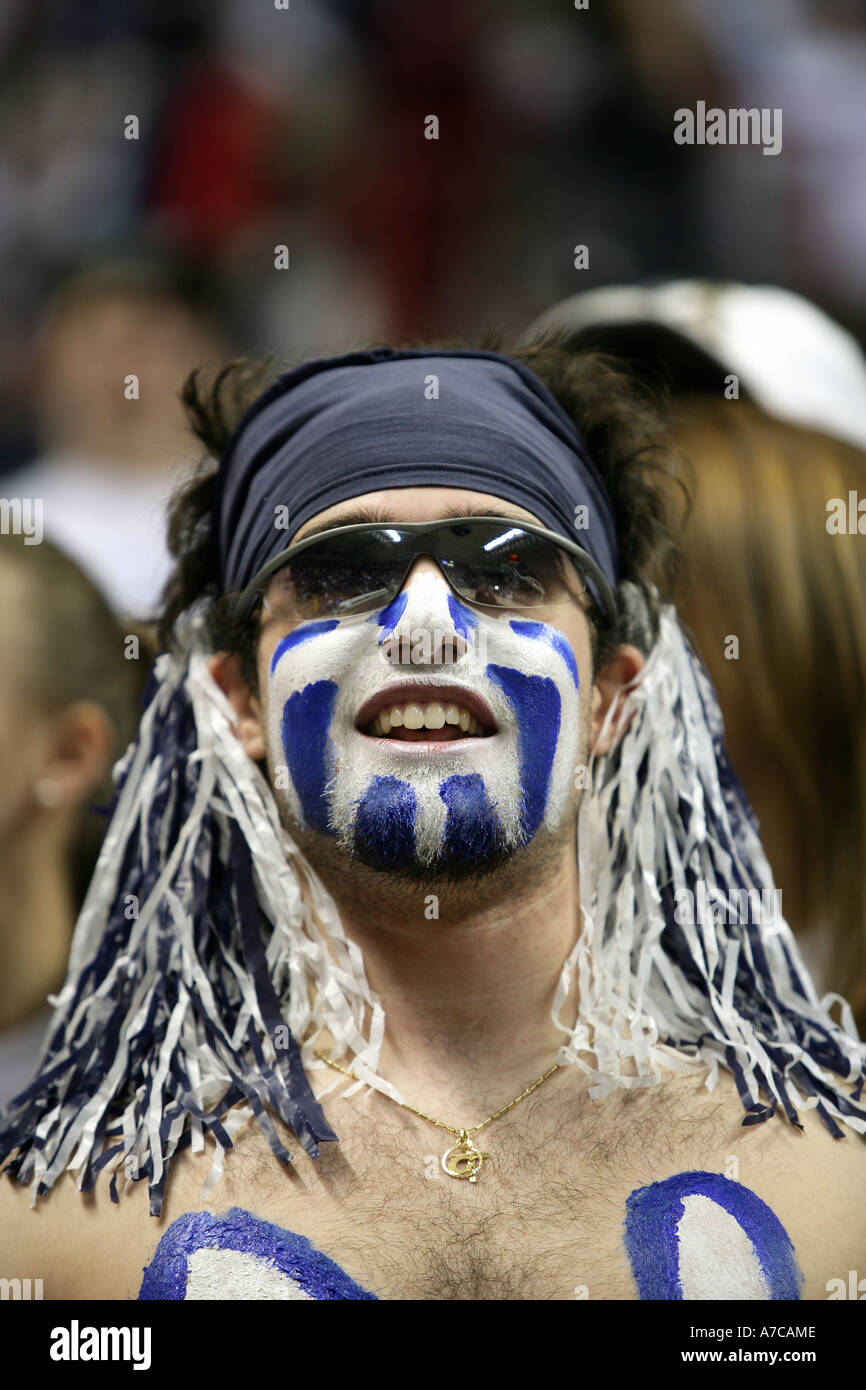 Sports fan painted faces hi-res stock photography and images - Alamy