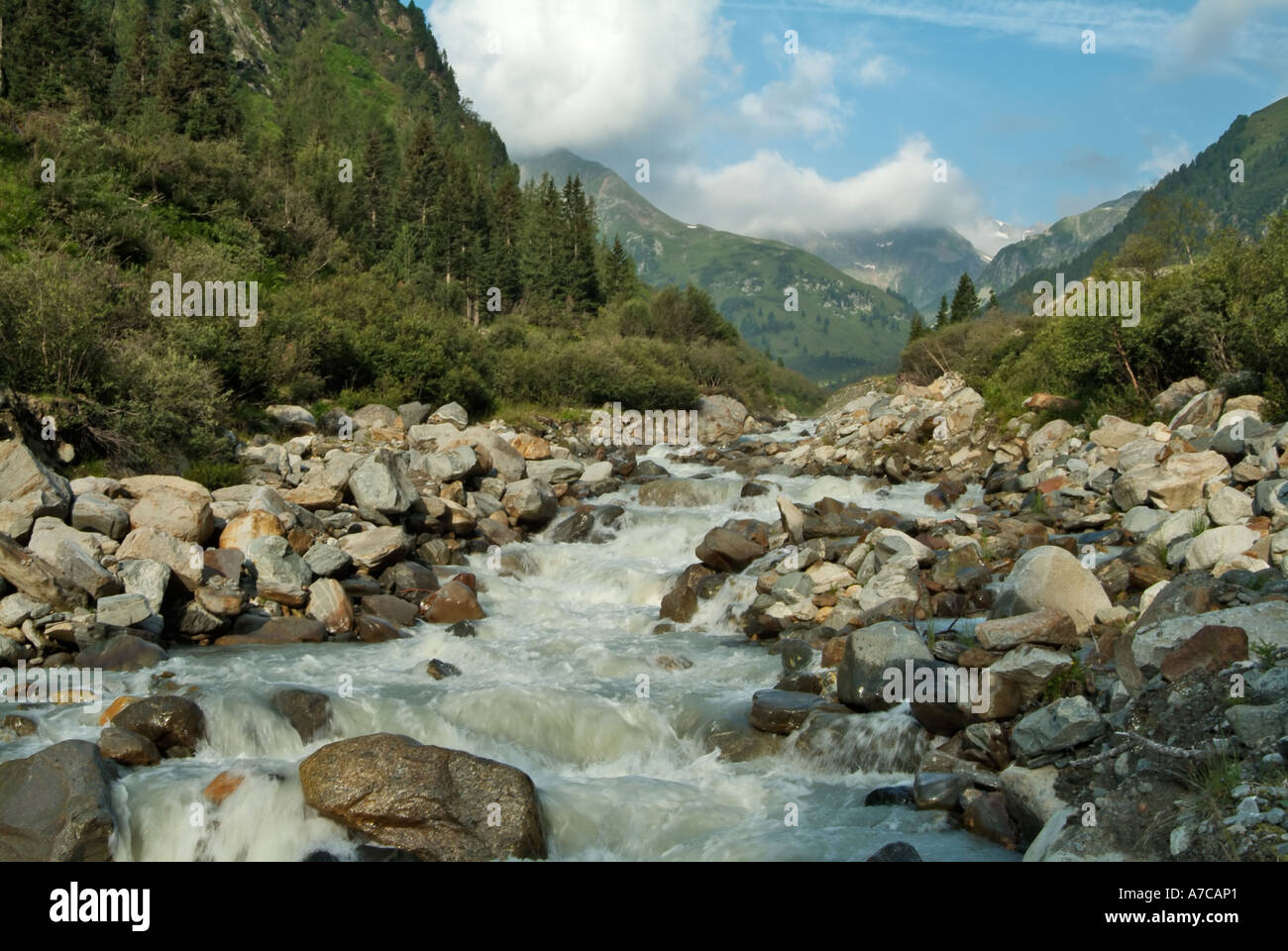 Stubaital valley Austria Stock Photo - Alamy