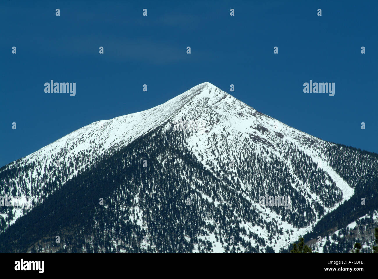 Mount Humphreys Peak near Flagstaff Arizona Stock Photo - Alamy