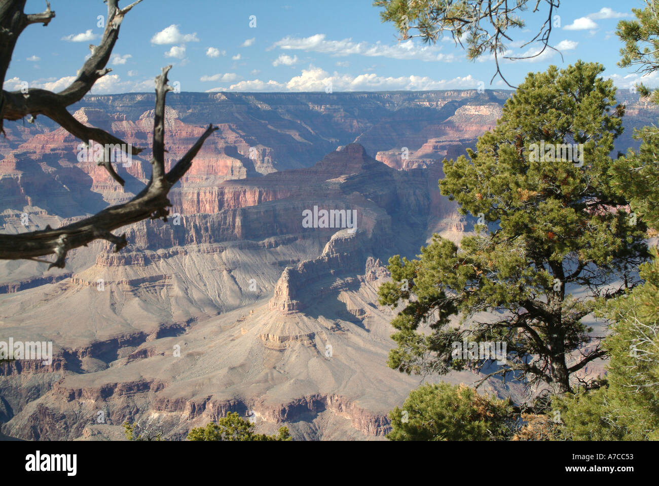 Temple of Ra from Hermits Rest Grand Canyon Arizona Stock Photo - Alamy