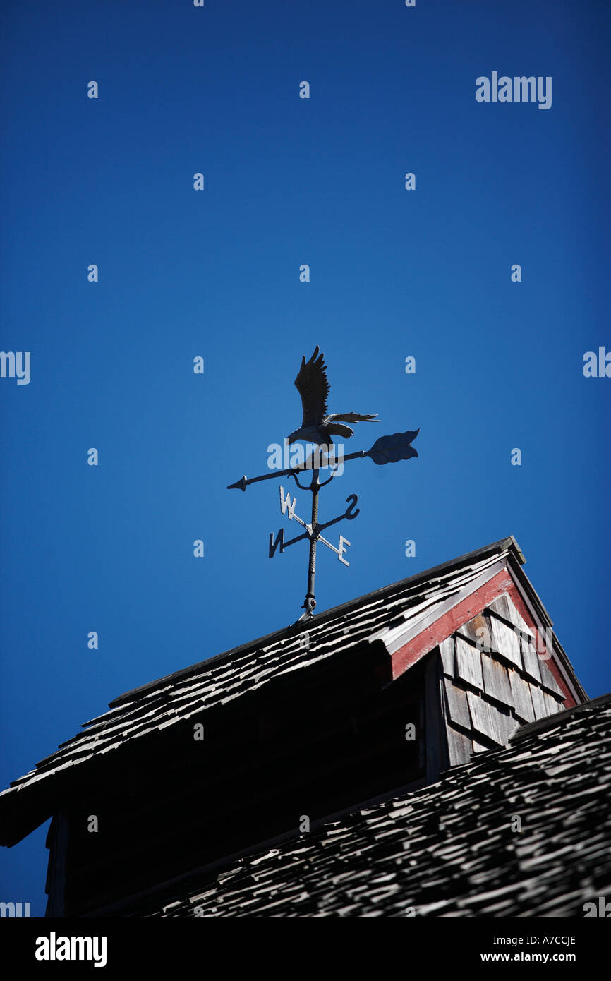 weathervane with eagle on Historic Barn in Hamden Connecticut USA New ...