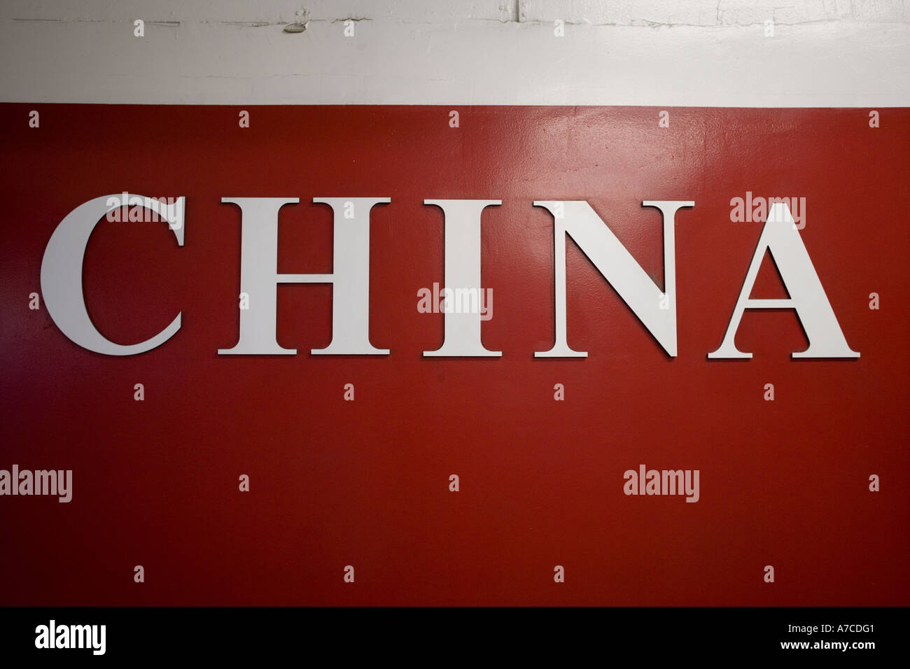 Sign with word China Stock Photo - Alamy