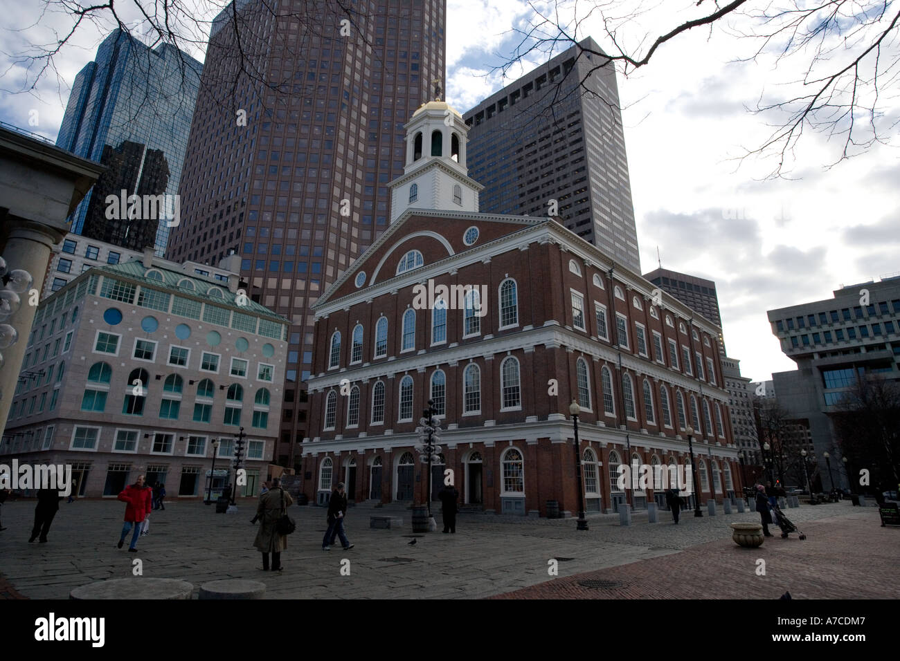 Boston old city hall hi-res stock photography and images - Alamy