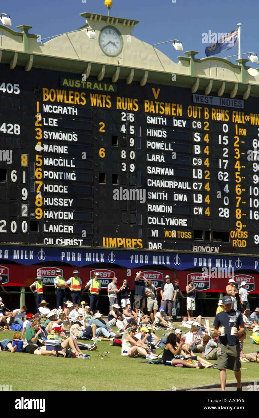 The scoreboard at the adelaide oval hi-res stock photography and images ...
