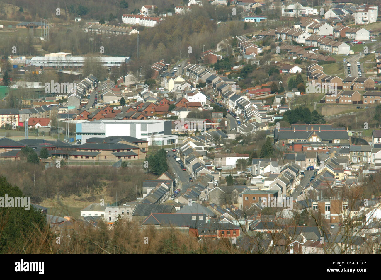 Abertillery housing hi-res stock photography and images - Alamy