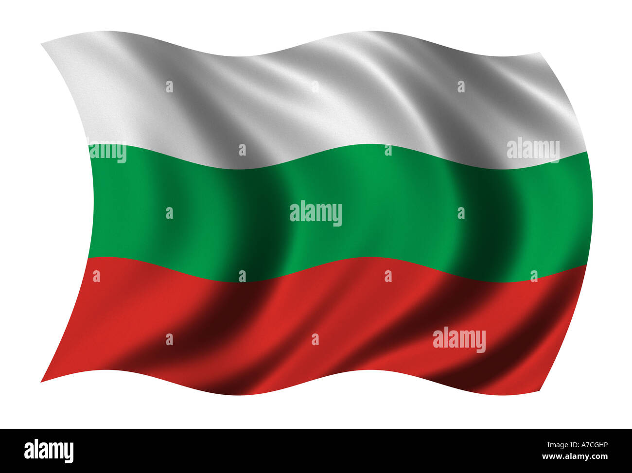 Wavy bulgarian flag hi-res stock photography and images - Alamy