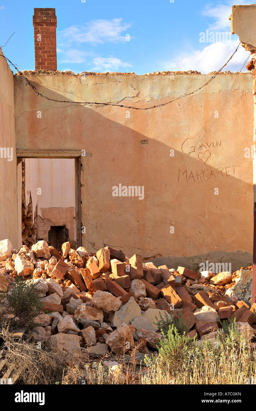 old ruins full of rubble Stock Photo - Alamy