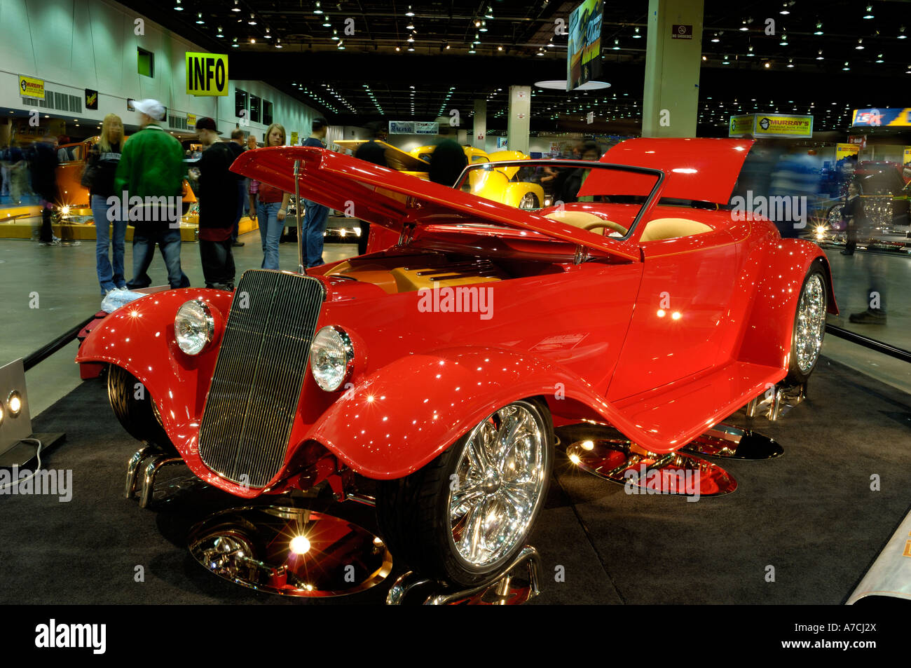 1932 Ford roadster hot rod at the 2007 Detroit Autorama Stock Photo - Alamy