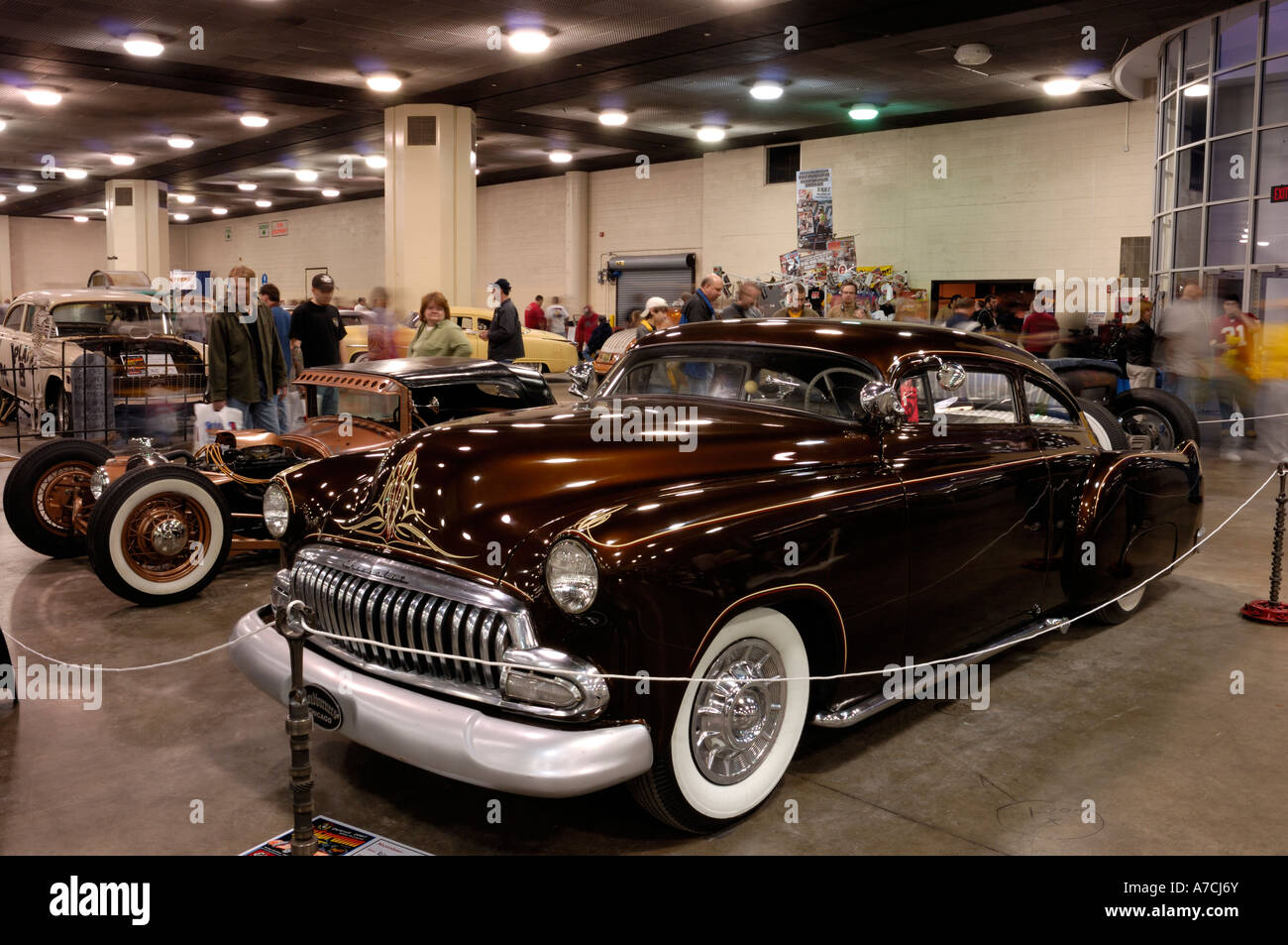 1952 Chevrolet traditional hot rod at the 2007 Detroit Autorama Stock ...