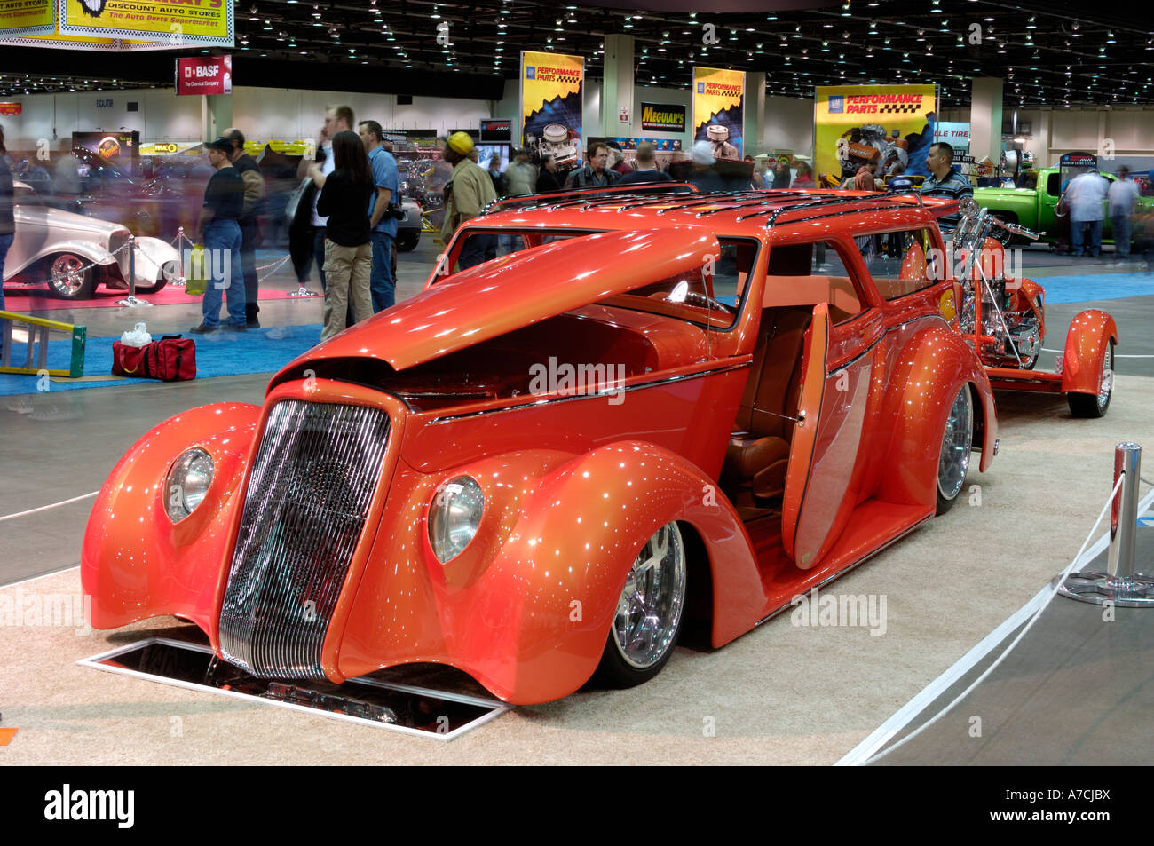 1937 Ford Wagon hot rod at the 2007 Detroit Autorama Stock Photo - Alamy