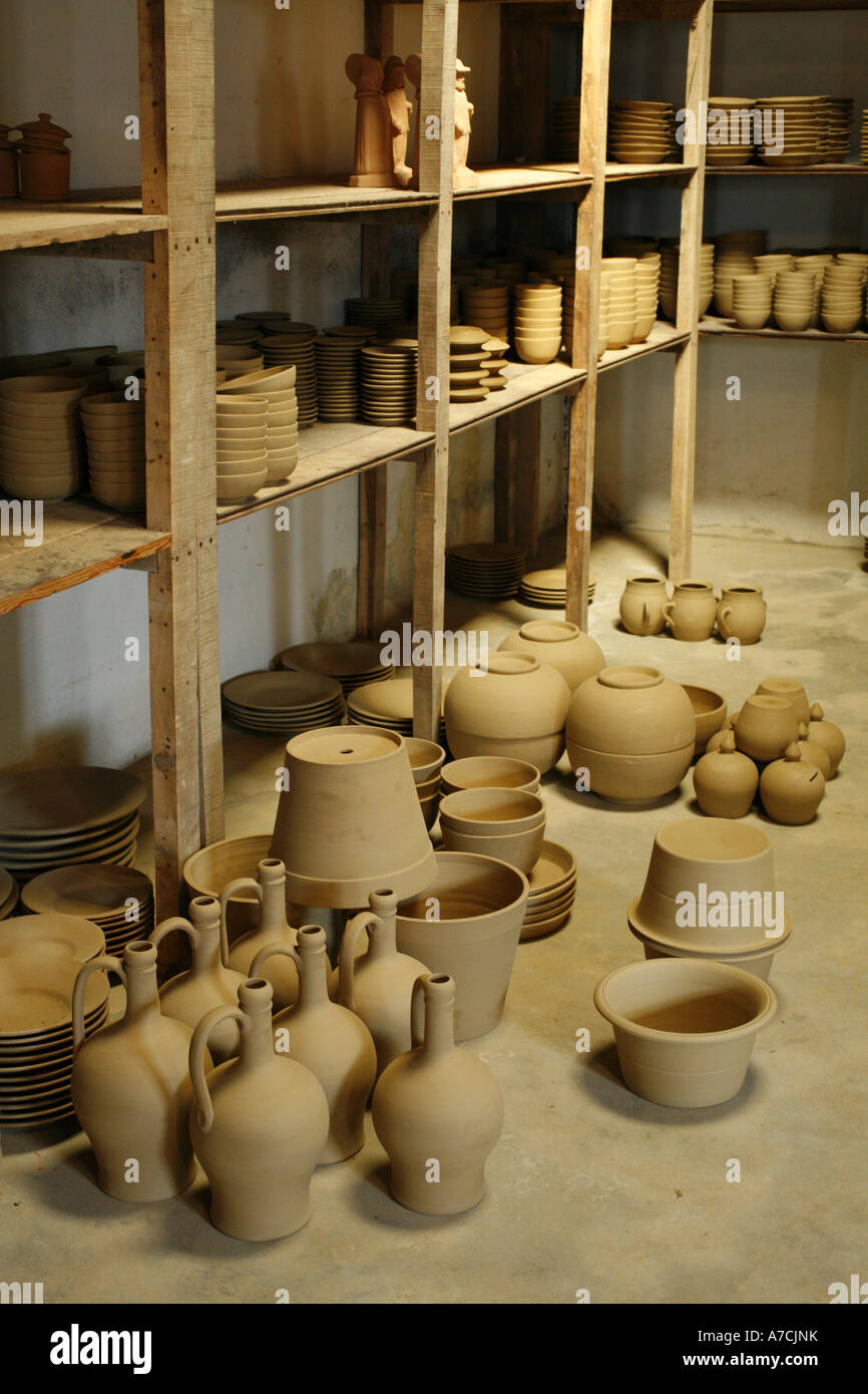 Pottery, Azores islands, Portugal Stock Photo - Alamy