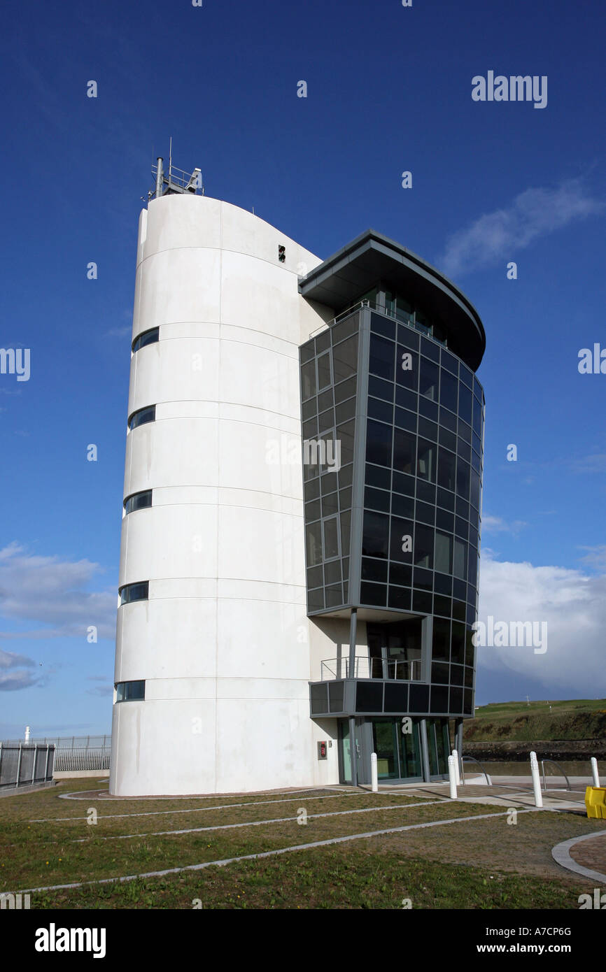 New Control Tower at Aberdeen Harbour, Scotland UK Stock Photo - Alamy