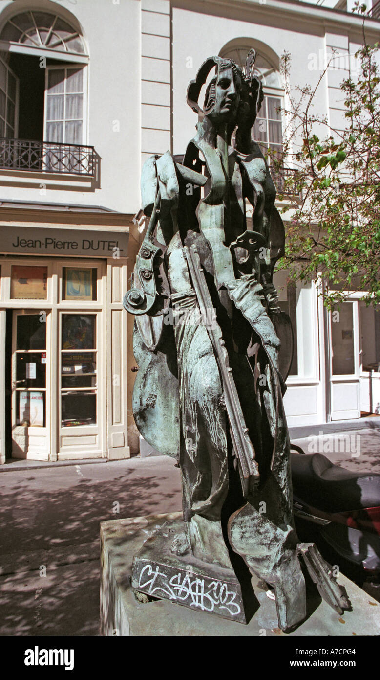 Street sculpture representative of music Stock Photo - Alamy