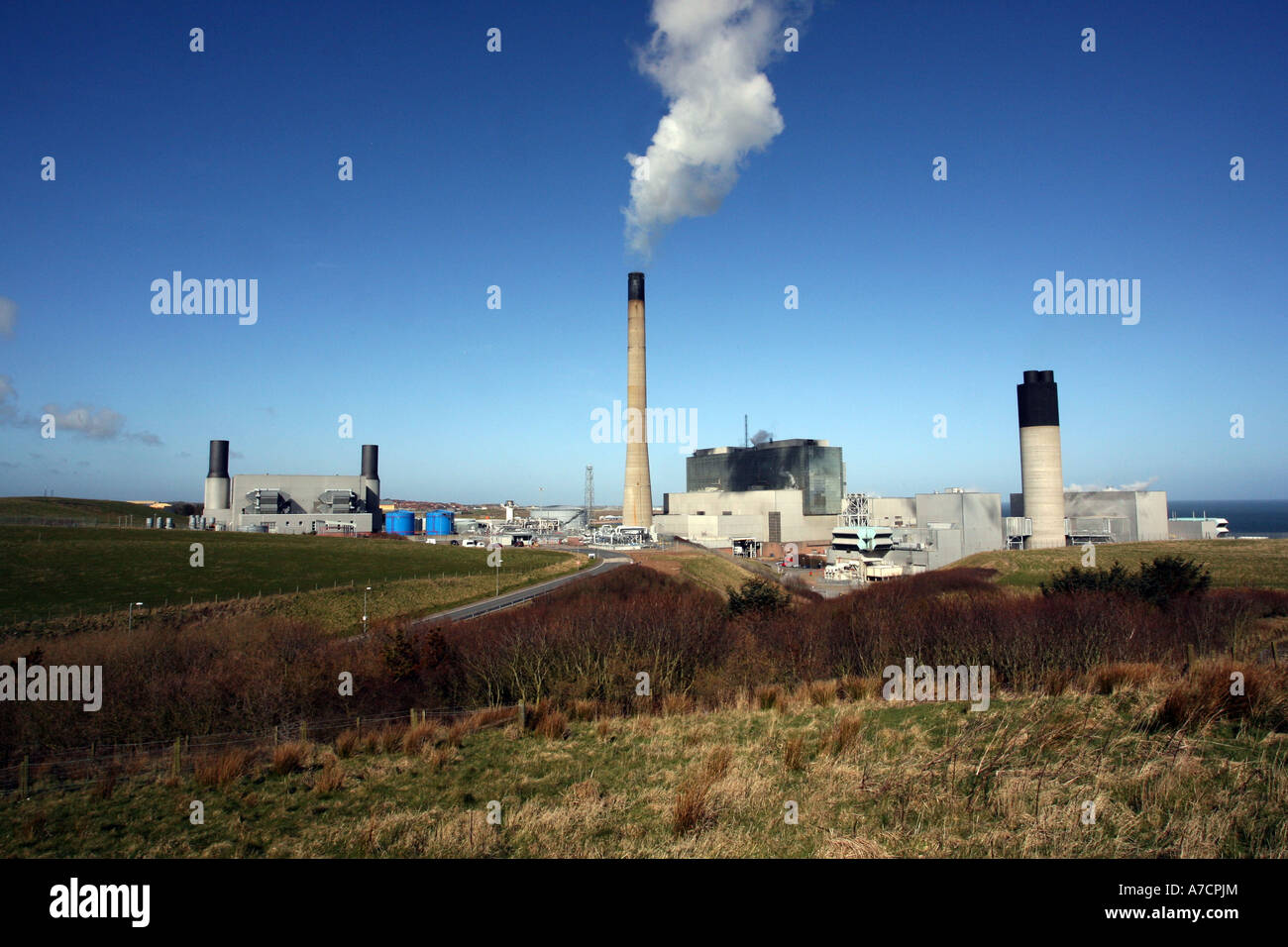 Peterhead power station aberdeenshire hi-res stock photography and ...
