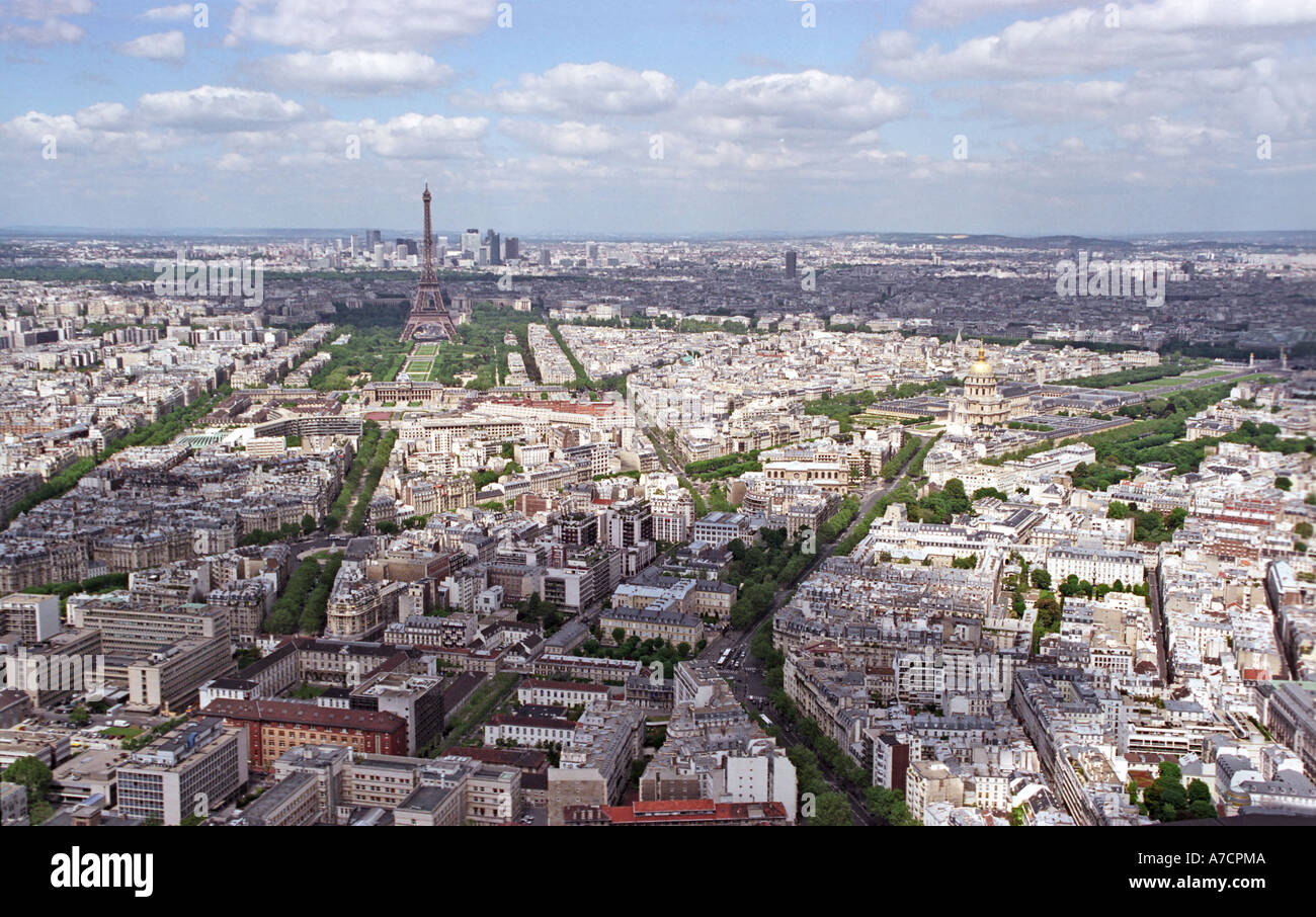 A bird’s eye view of Paris Stock Photo - Alamy
