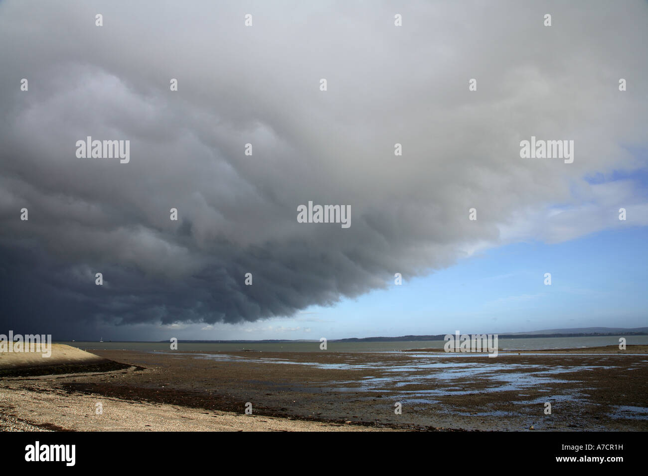 Keyhaven / Lymington salt marshes, Hampshire, England: Views of dark ...