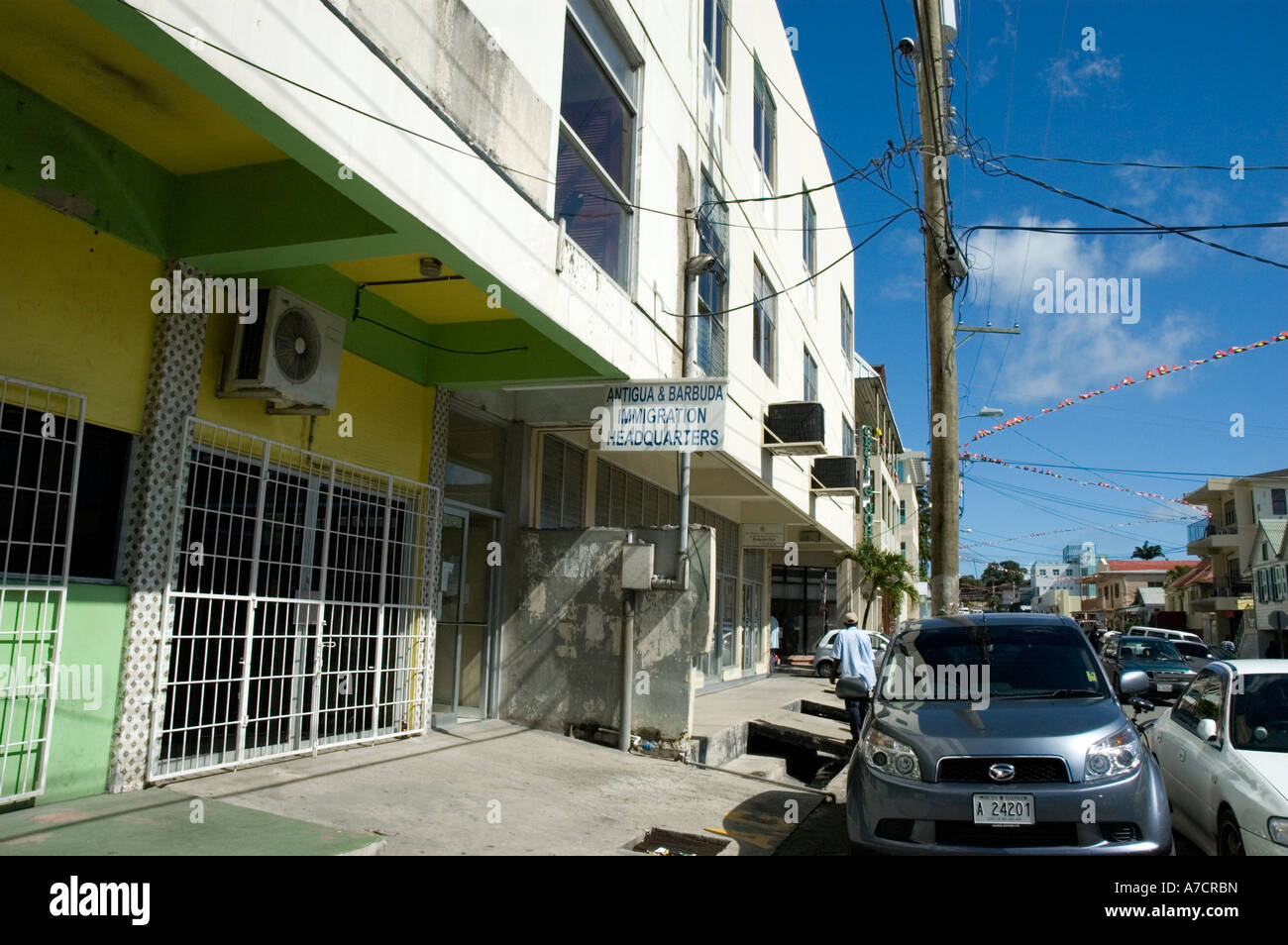 Antigua and Barbuda Immigration Headquarters, St John's, Antigua Stock ...