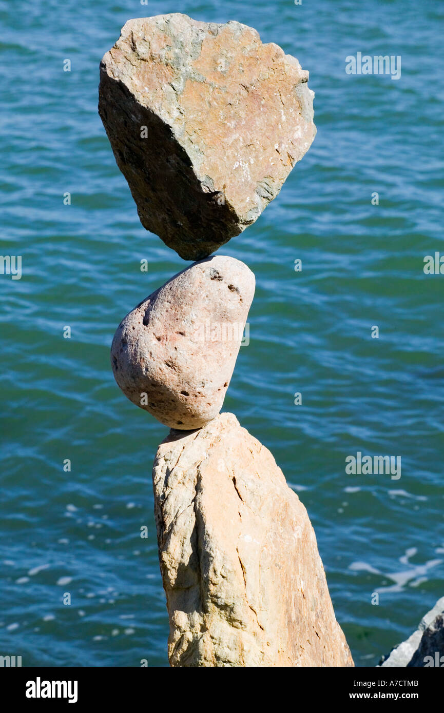 Piled stacked rocks hi-res stock photography and images - Alamy