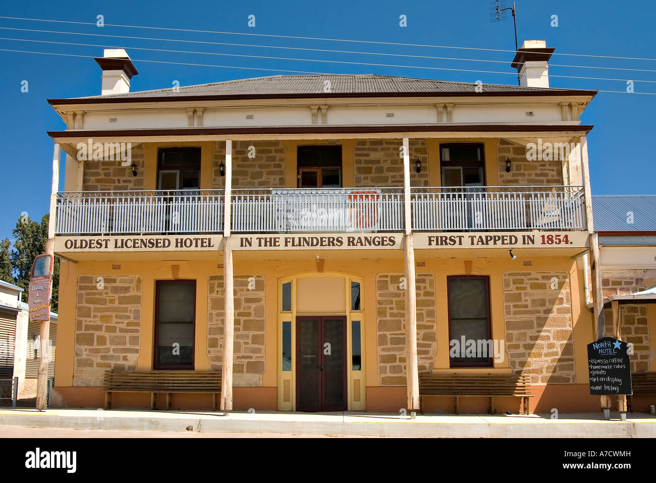 pub at melrose oldest in flinders ranges Stock Photo - Alamy