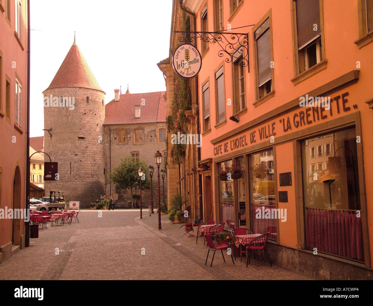 Yverdon les bains castle hi-res stock photography and images - Alamy